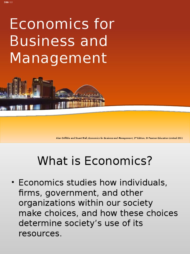 Economics For Business and Management | PDF | Economic Equilibrium ...
