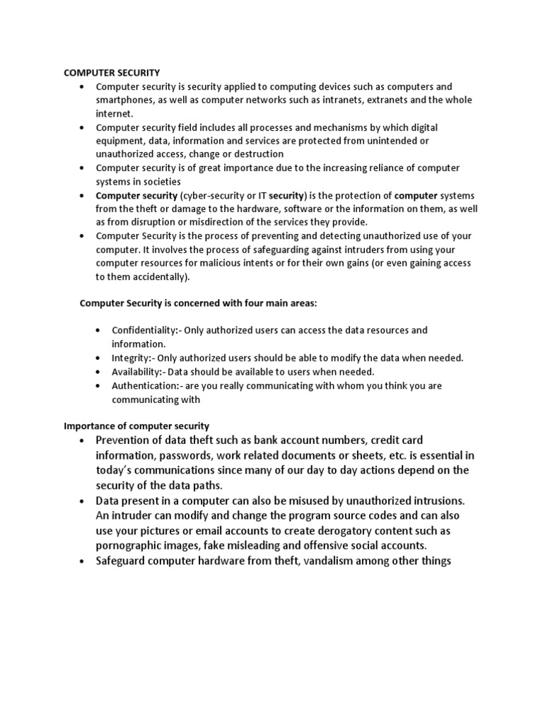 Computer Security | PDF