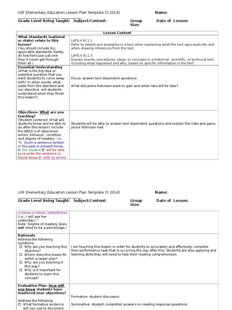 Formal Lesson 3 | PDF | Lesson Plan | Teaching Method
