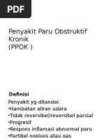 Laporan Pendahuluan Ppok (Penyakit Paru Obstruktif Kronik) | PDF