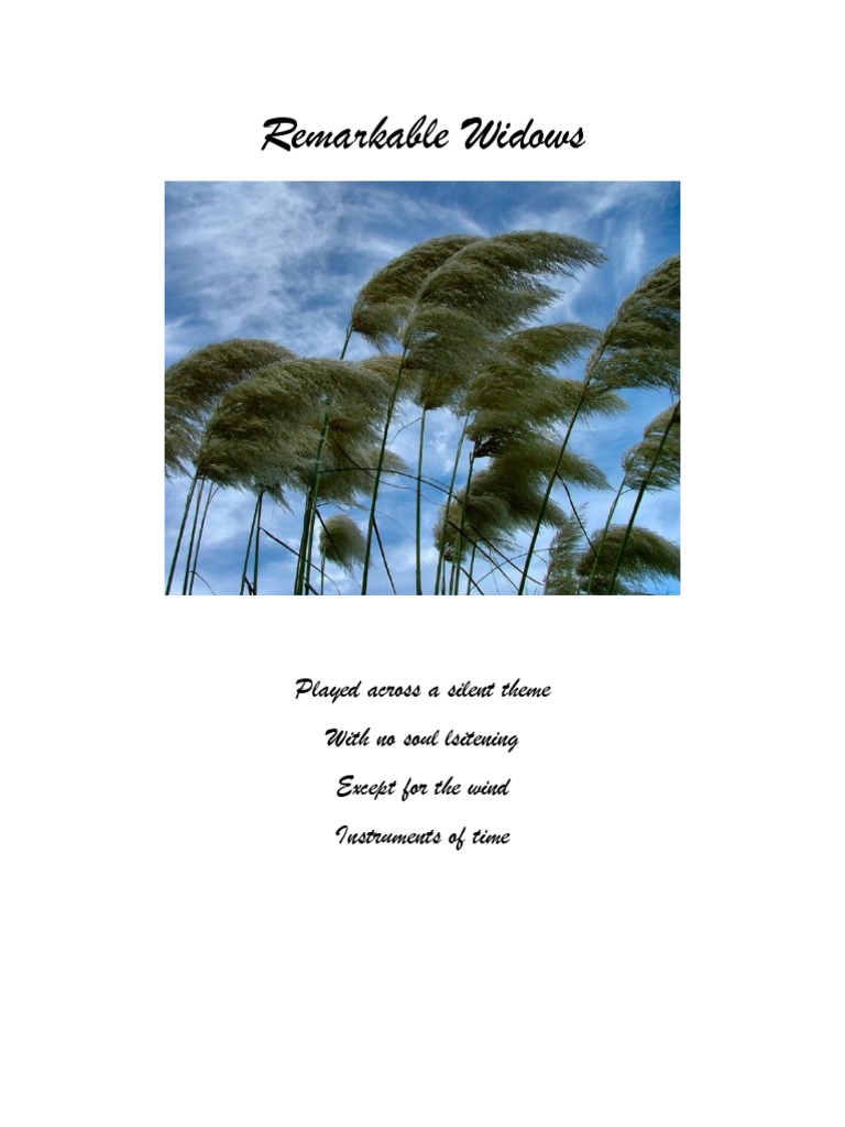 Remarkable Widows | PDF