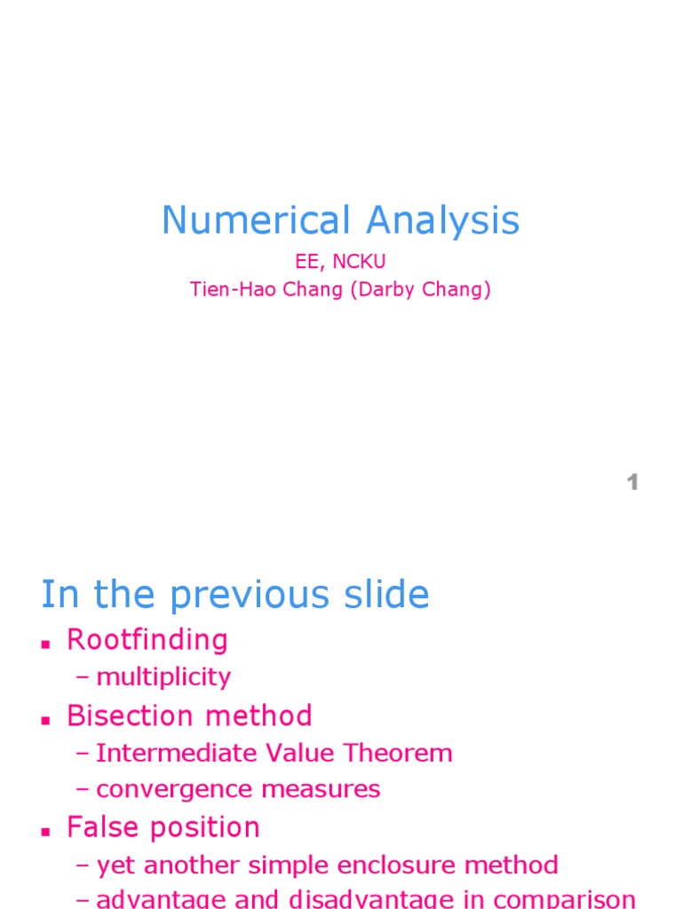 05-Fixed Point Iteration PDF | PDF