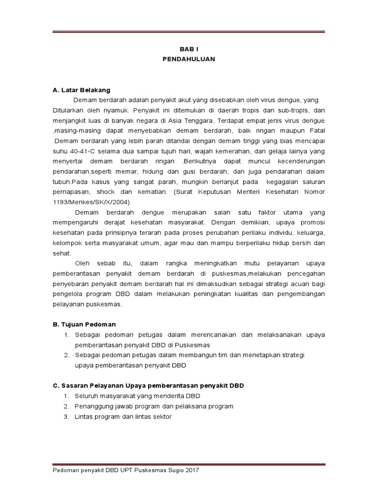 Pedoman DBD | PDF