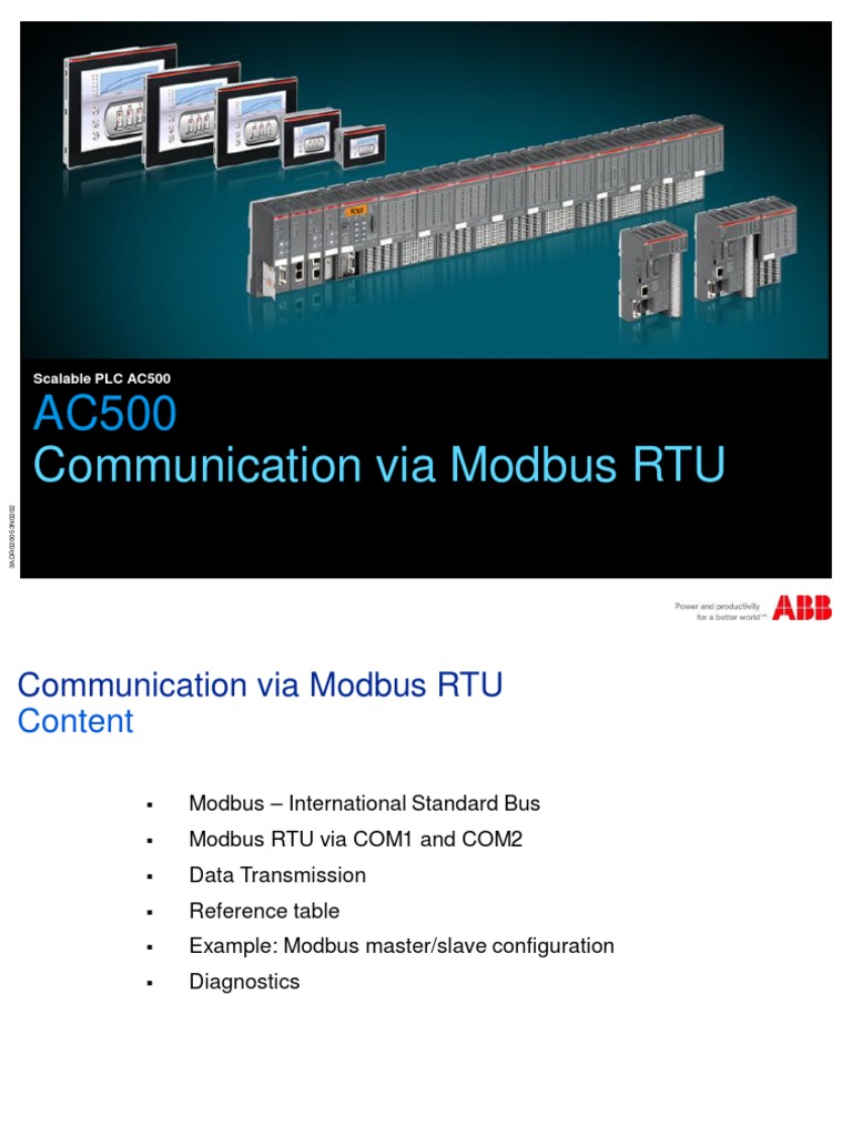 AC500 Communication_90 | Network Protocols | Network Architecture