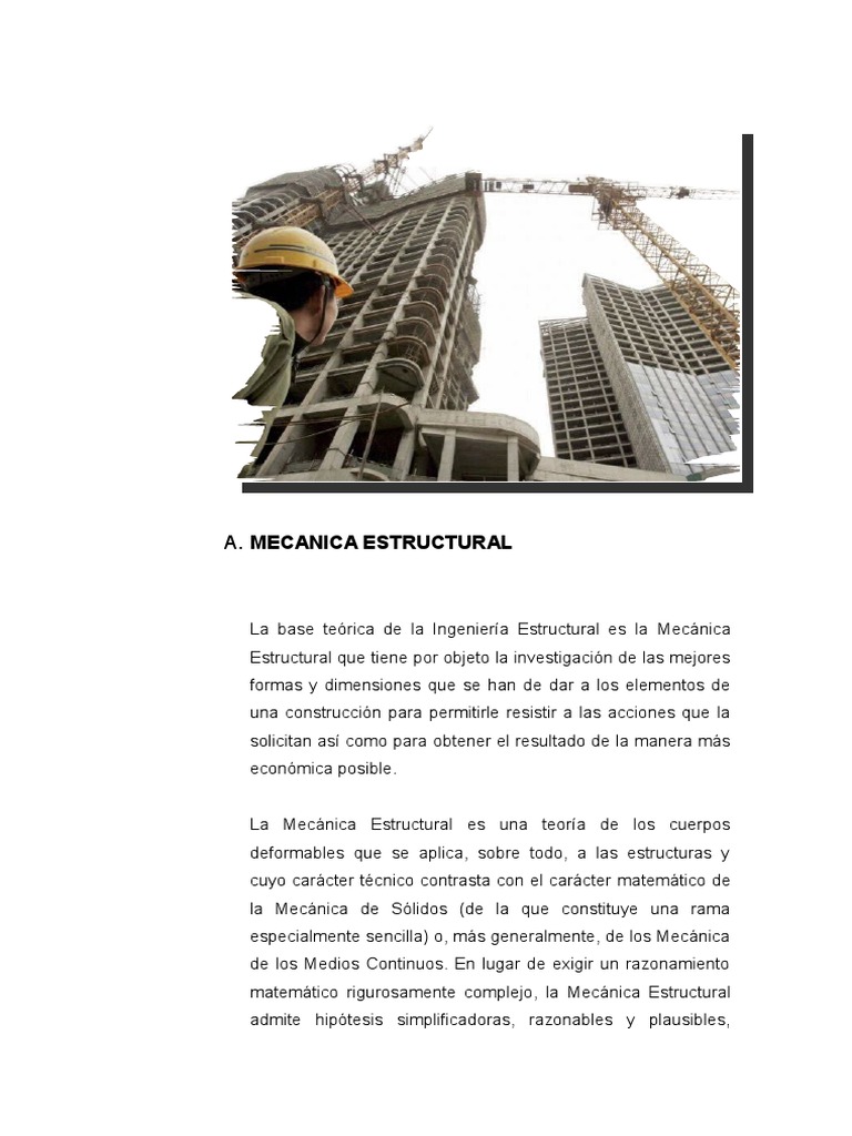 Mecanica Estructural | PDF | Mecánica | Ecuaciones