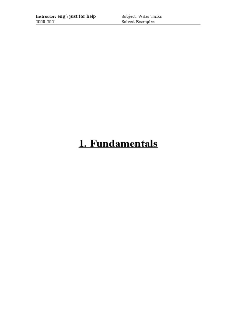 Water Tank Structural Design | PDF | Beam (Structure) | Engineering