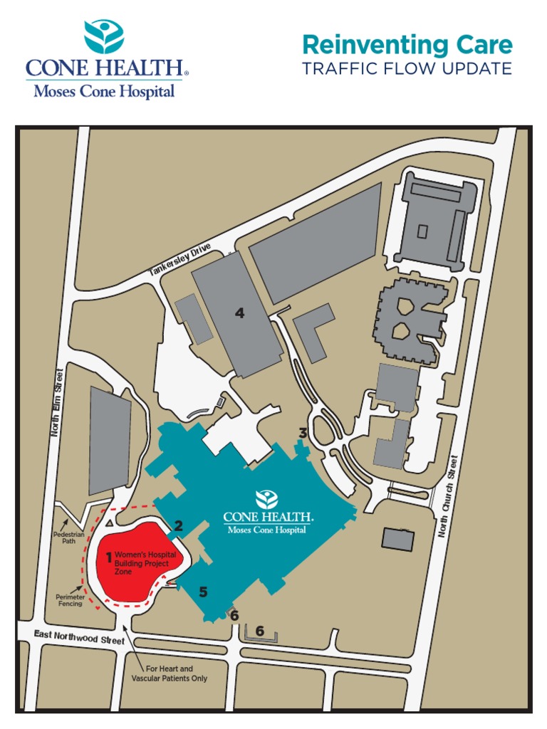 Moses Cone Hospital Traffic Flow Update | PDF | Land Transport | Transport