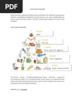 Food Pyramid with Labels and Groups | PDF