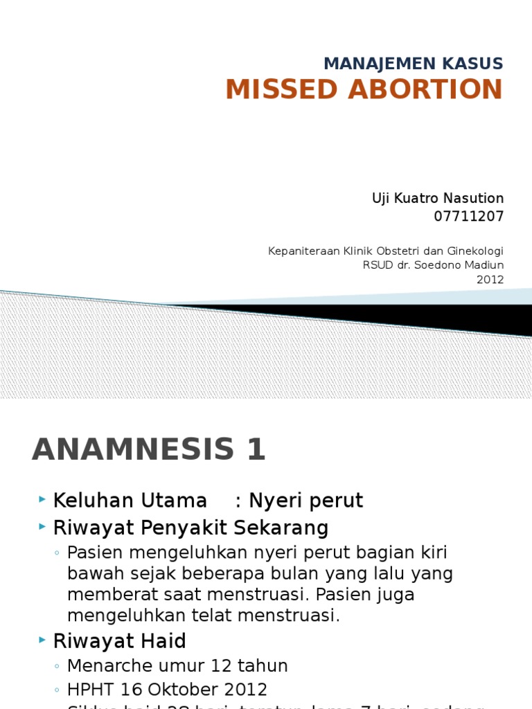 Suspek Dead Conceptus | PDF