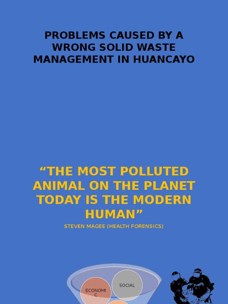 Issues of Poor Waste Management in Huancayo | PDF