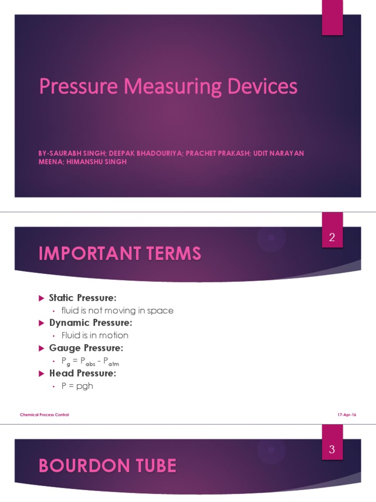Pressure Measuring Device | PDF | Pressure Measurement | Vacuum