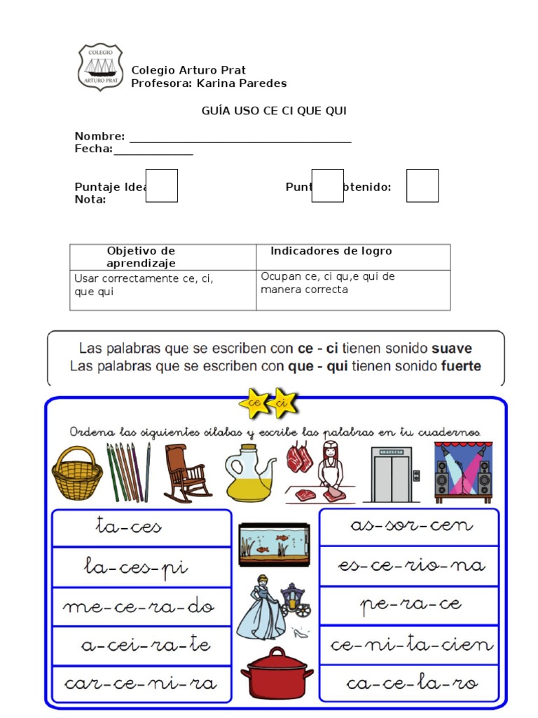 Guía Ce Ci Que Qui | PDF