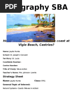 CSEC Geography FieldStudy SBA Strategy Sheet | PDF