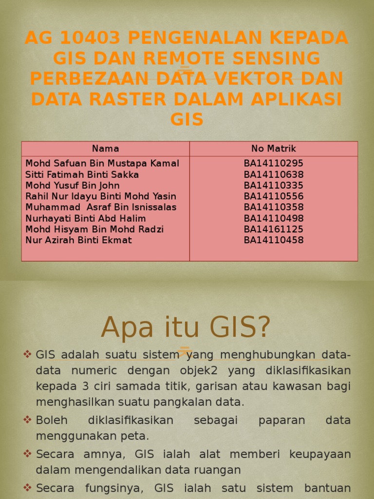 Data Raster N Vektor | PDF