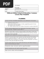 1st Grade Painting Lesson Plan | PDF | Lesson Plan | Educational Assessment