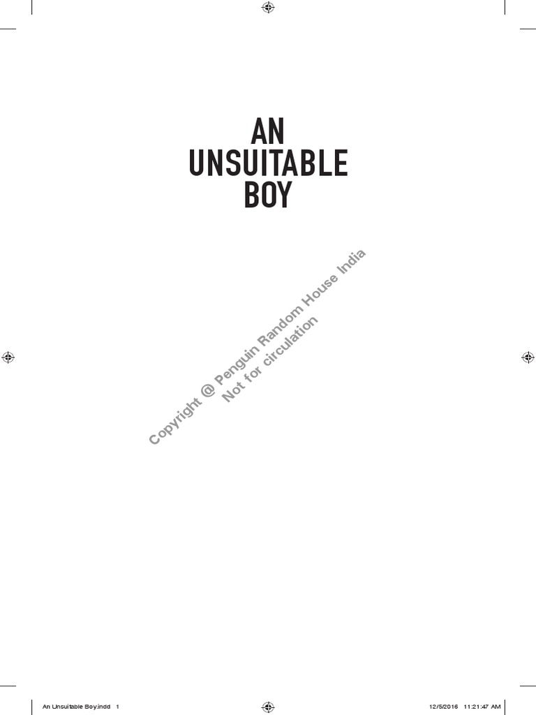 An Unsuitable Boy - Karan Johar PDF | PDF | Sibling | Interpersonal ...
