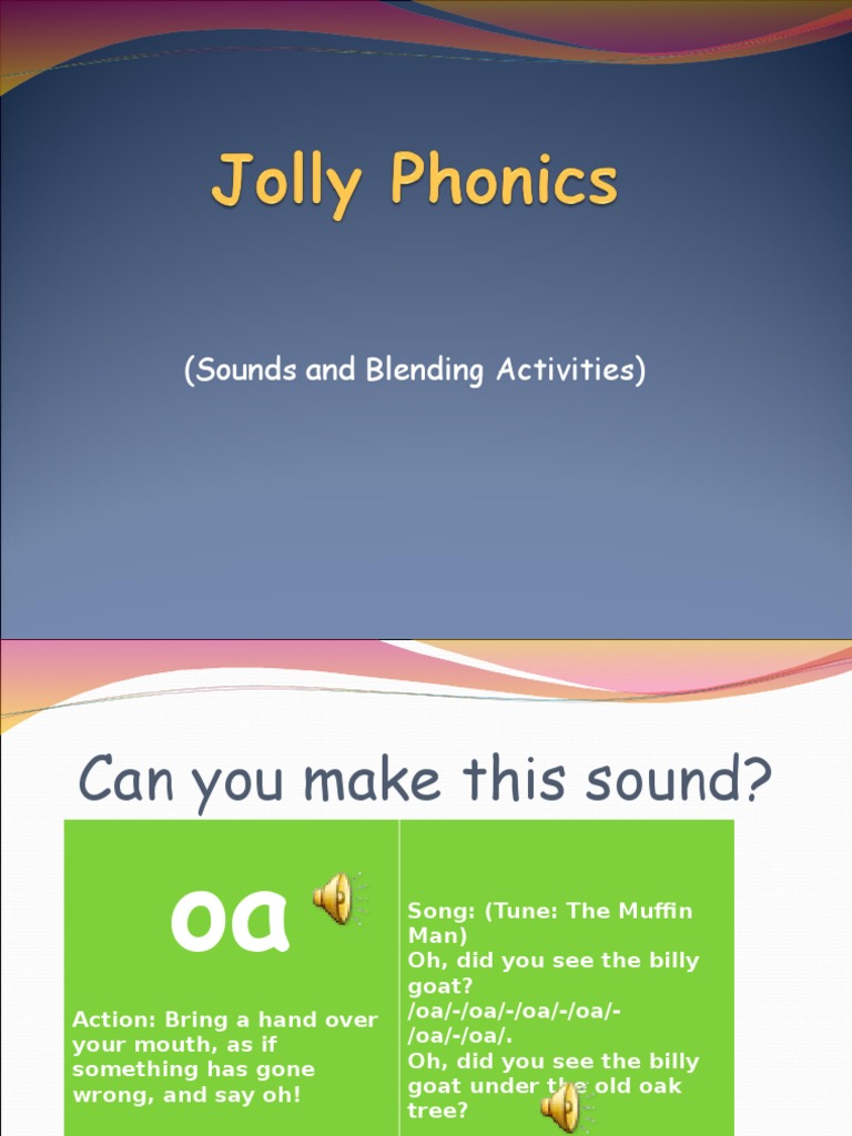 Group 5 Jolly Phonics Activities | PDF | Linguistics