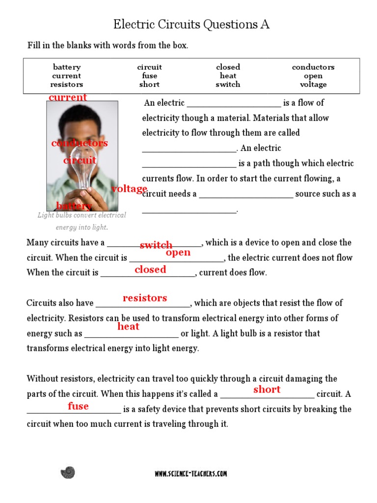 1 Electric Circuits Questions A Answers | PDF | Teaching Methods ...