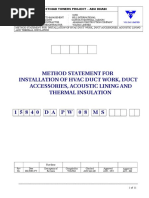 Method Statement - HVAC Duct Leakage Testing Procedure | PDF | Duct ...