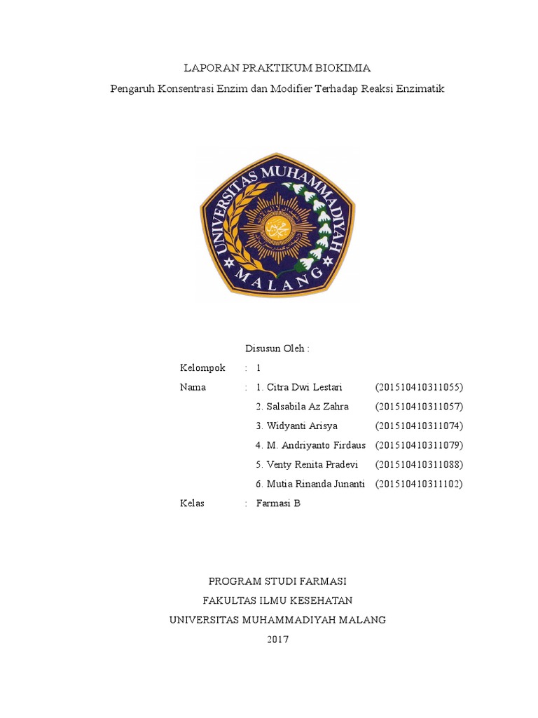 Pengaruh Konsentrasi Enzim Dan Modifier Terhadap Kinerja Enzimatik | PDF