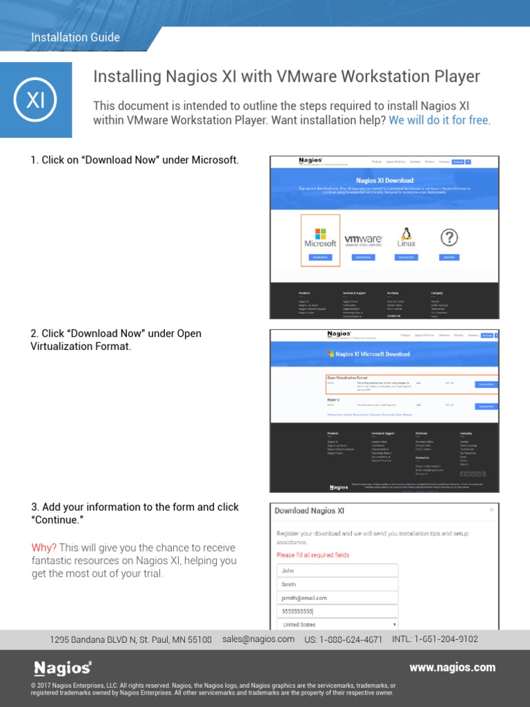 Installing Nagios XI With VMware Workstation Player | PDF | V Mware | Computer Keyboard