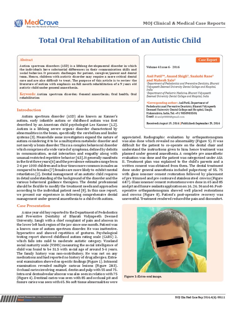 Contoh Kasus Autis | PDF | Autism | Autism Spectrum