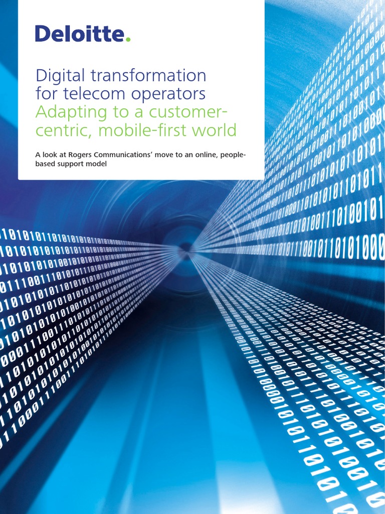Deloitte Uk Digital Transformation Telecom | PDF | Internet Access ...