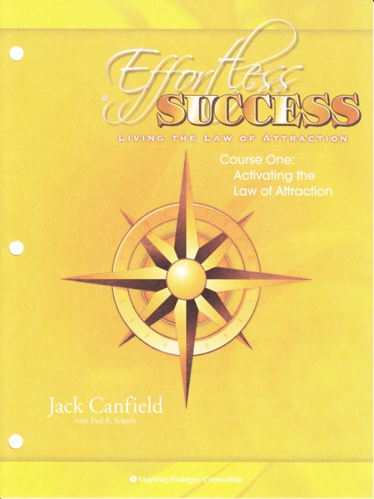 Effortless Success - Course 1 Workbook PDF | PDF | Intention ...