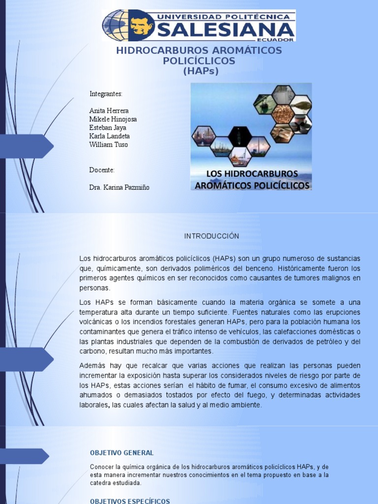 Hidrocarburos Aromáticos Policíclicos Expo | Hidrocarburo Aromático ...
