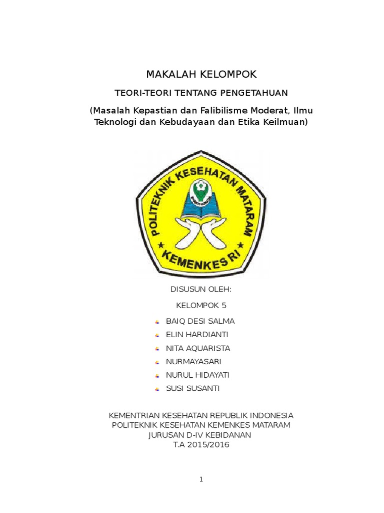 Makalah | PDF | Sains & Matematika