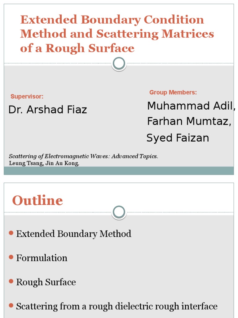 Extended Boundary Condition Method | PDF