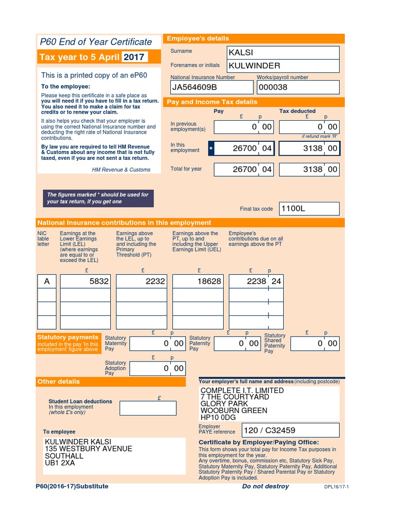 Ep60 2016-17 PDF | Download Free PDF | Public Finance | Taxation