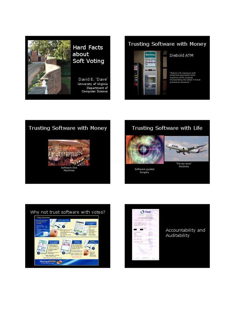 Hard Facts About Soft Voting: Trusting Software With Money | PDF ...