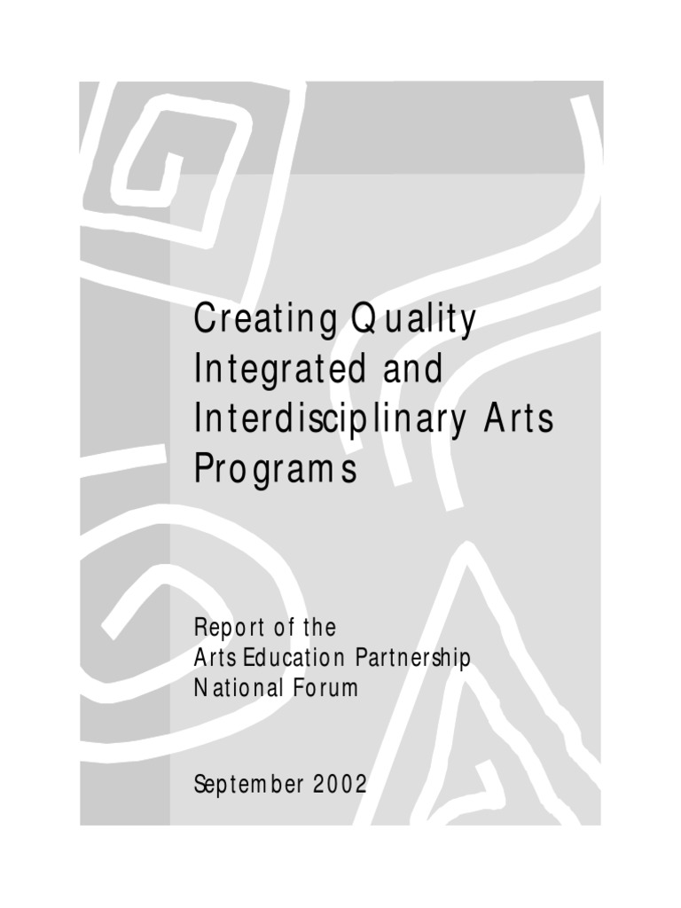 Creating Quality Integrated and Interdisciplinary Arts Programs PDF ...