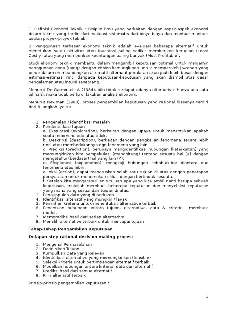 Bahan UTSEkotek | PDF