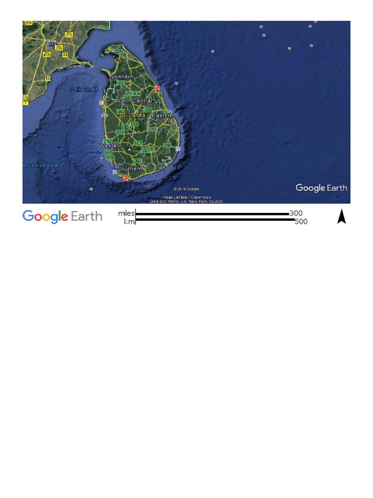 Palk Strait On Map