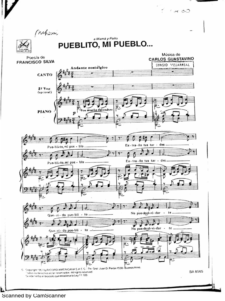 Pueblito Mi Pueblo | PDF
