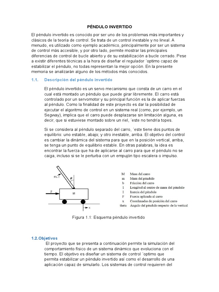 PÉNDULO INVERTIDO | Péndulo | Función (Matemáticas)