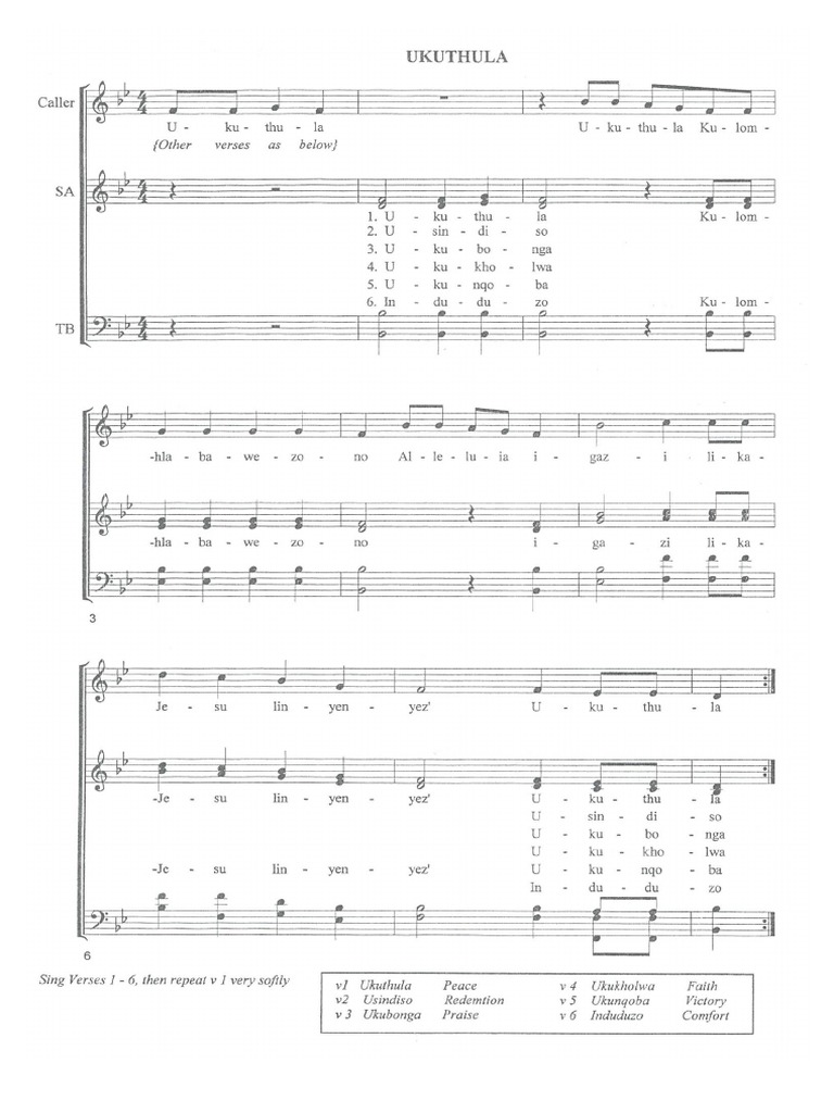 Ukuthula - Folk Piece