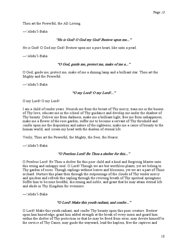 He Is God! O God My God! Bestow Upon Me... | PDF