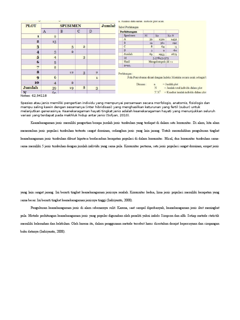 Indeks Morisita | PDF