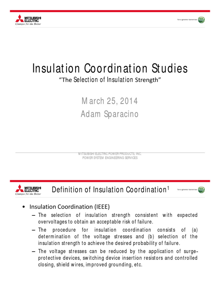 Substation Insulation Coordination Studies-Sparacino | PDF | Electric ...