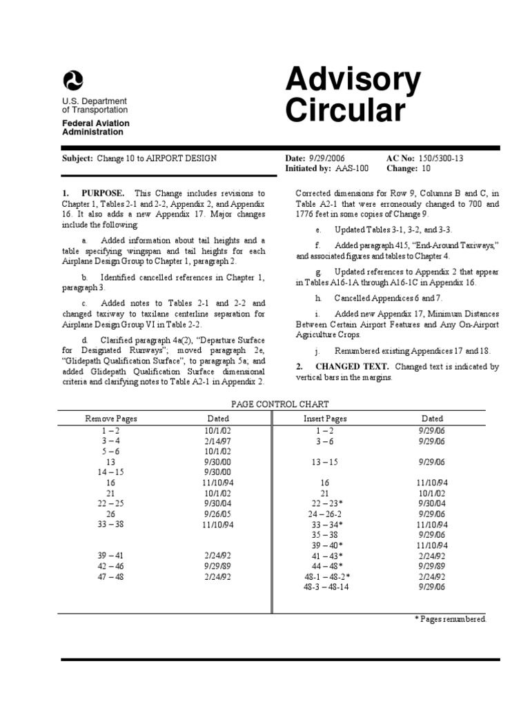 Faa Design Standards) | PDF | Airport | Runway