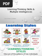 MODULE 5: Learning/Thinking Styles and Multiple Intelligences | PDF | Neuropsychology | Academic ...