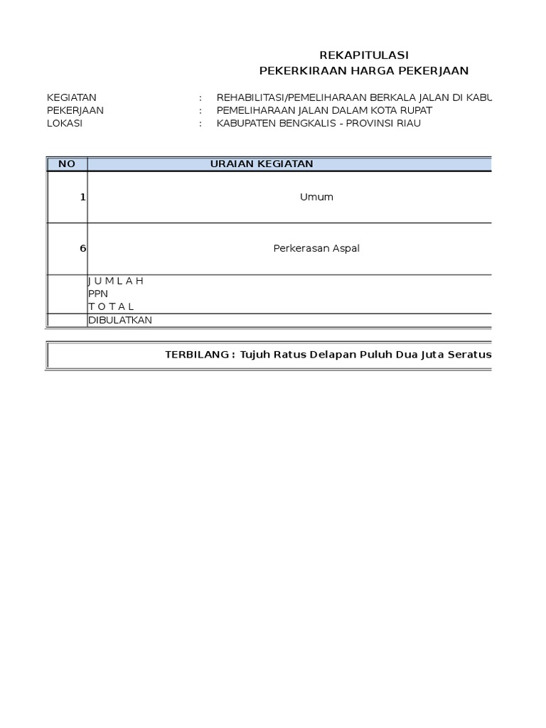Rab CV - Keluarga Sejahtera | PDF | Teknologi & Rekayasa