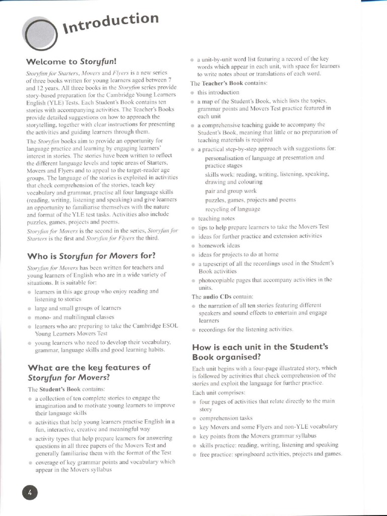 Storyfun For Movers TB PDF | PDF | Style (Fiction) | Morphology