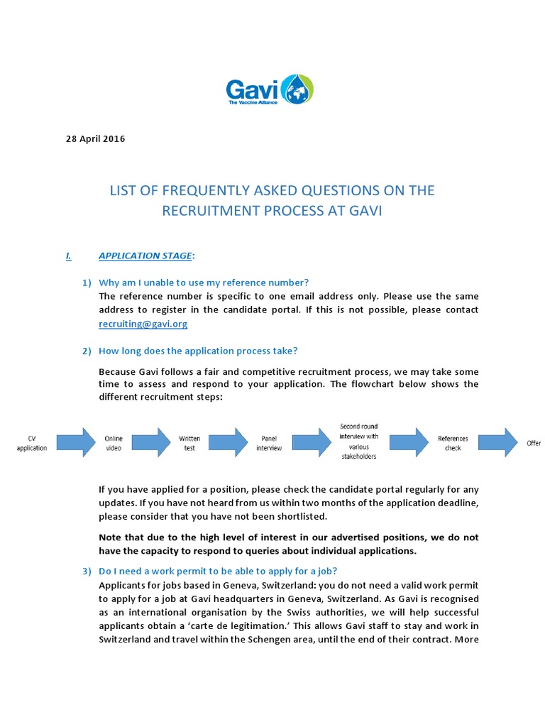 FAQs Recruitment Process | PDF | Recruitment | Cheque