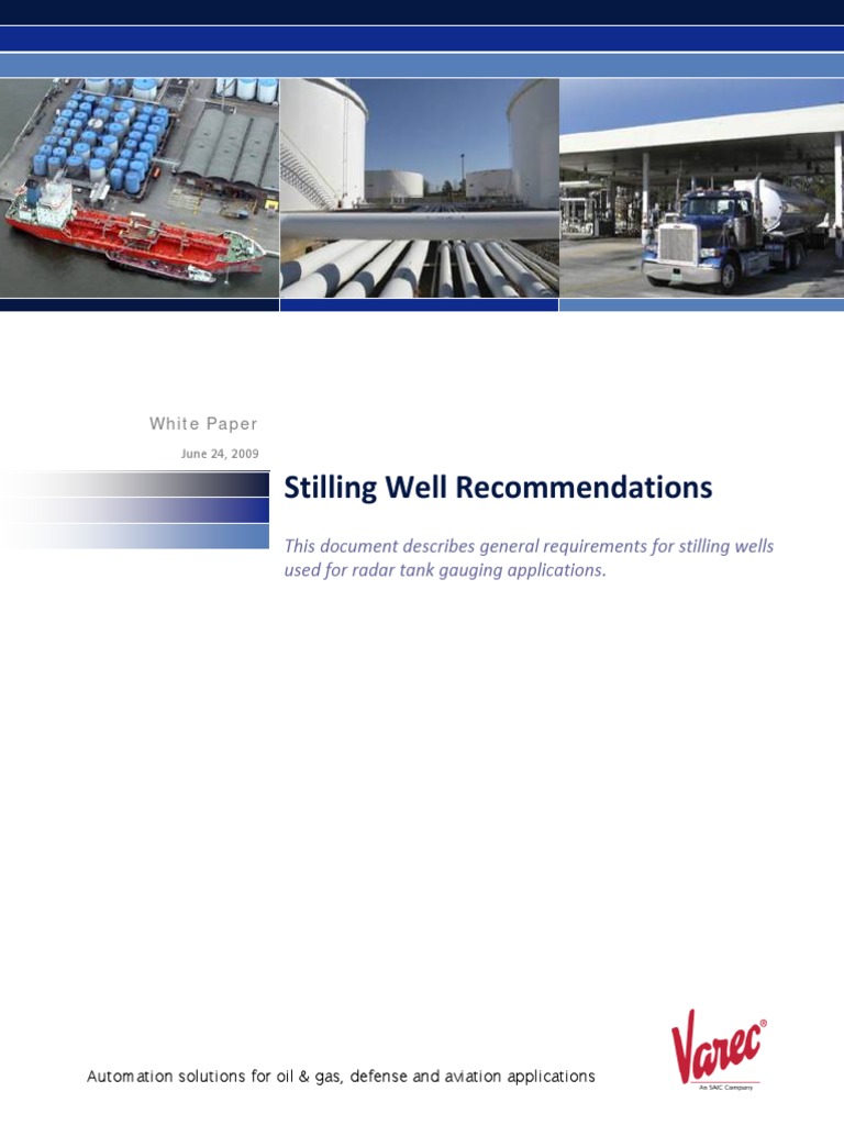 stilling well.pdf | Pipe (Fluid Conveyance) | Valve