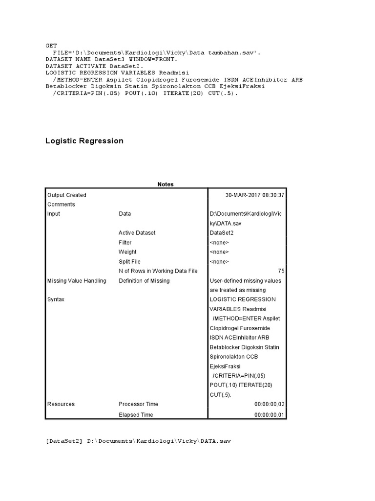 Logistic Regression: Notes | PDF | Statistical Analysis | Teaching ...