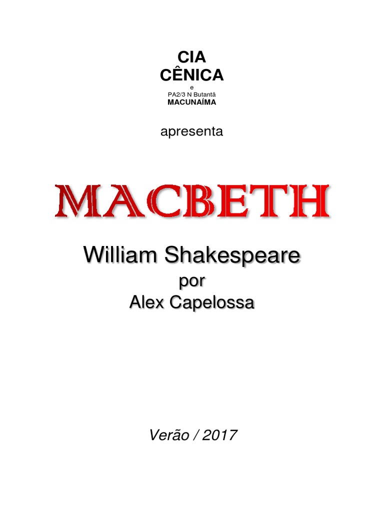 Macbeth PDF | PDF | Macbeth | William Shakespeare